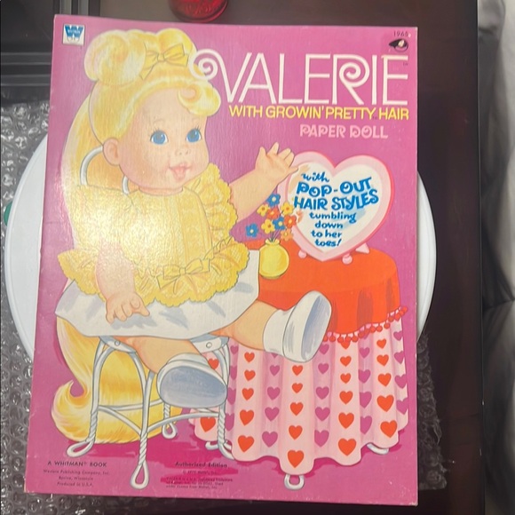 Other | Valerie Paper Doll With Growin Pretty Hair Yellow Dress | Poshmark